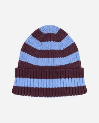 Arket Rippstrickm&uuml;tze -Blau