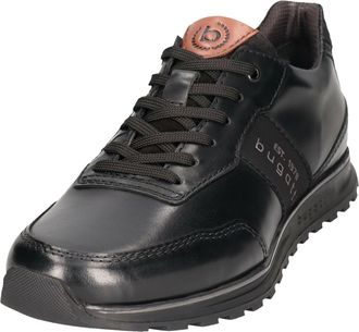 Bugatti man Herren Low-Top Sneaker, M&auml;nner Sneaker, Wechselfu&szlig;bett,stra&szlig;enschuhe,Strassenschuhe,Freizeitschuhe,Turnschuhe,Black (1000),46 EU/EU UK