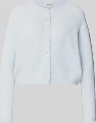 American Vintage Relaxed Fit Strickjacke aus Woll-Mix mit Leinen-Anteil