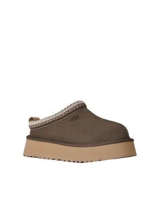 UGG Womens Slippers Tazz Ii Dried Oregano Upper: Leather Flat Shoes