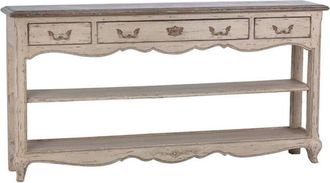 Décoration d'Autrefois Decoration D Autrefois - Grande desserte - Bois - Beige - Interiors