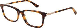Guess Femme, Accessoires, Brun, Taille: ONE Size Rectangle Optical Frame