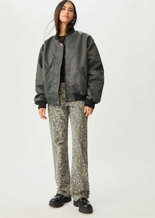 Stradivarius Bomber - Gris d&eacute;color&eacute;