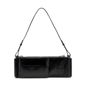 Diesel Flag-D Schultertasche - - Bags - Damen - Schwarzk - ONE SIZE