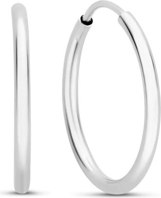 Isabel Bernard Ohrringe - Saint Germain Cerise 14 karat hoop earrings - f&uuml;r Damen