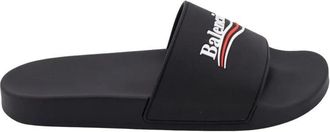 Balenciaga Loafer - Minimalist Black Sandals With Secure Strap Design - Gr. 39 (EU) - in Schwarz - für Damen