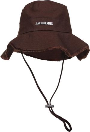 Jacquemus Femme, Accessoires, Brun, Taille: 56 CM Le Bob Artichaut Hat
