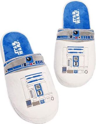 Star Wars Pantoufles Mens Yoda Jedi ou R2D2 Slip sur Chaussures Moifers 43-44 EU