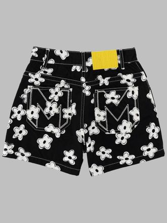 Marc Jacobs Floral Cotton Shorts - Black