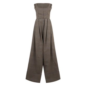 Moschino Eleganter Jumpsuit - - Jumpsuits & Playsuits - Damen - Braun - L