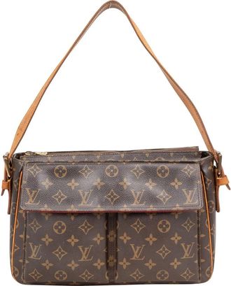 Louis Vuitton Crossbody Bags - Louis Vuitton Canvas Monogram Viva Cite GM Handbag - Gr. unisize - in Braun - f&uuml;r Damen