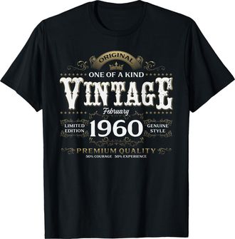 Generic 66. Geburtstag Februar 1960 Vintage Edition T-Shirt