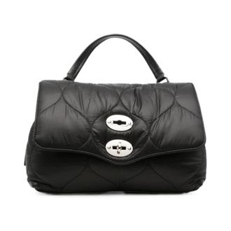 Zanellato Postina Lunaria Kleine Ledertasche - - Bags - Damen - Schwarzk - ONE SIZE