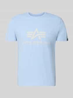Alpha Industries T-Shirt mit Label-Detail Modell BASIC