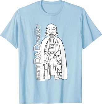 Star Wars Best Dad In The Galaxy Vater Papa T-Shirt