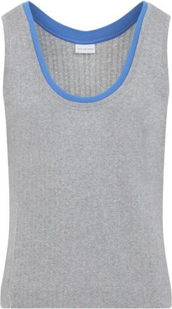 Dries Van Noten Homme, Tops, Gris, Taille: XL Heffman Bis Tank Top