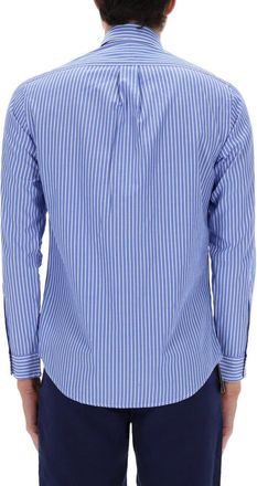 Polo Ralph Lauren Logo-Embroidered Cotton Shirt - Blue