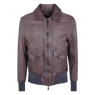 Giorgio Brato Bomber Vestes - Homme - Vestes - Brun - Taille: 2XL