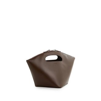 by FAR Rubik Lederhandtasche - Braun