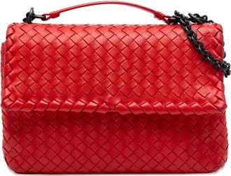 Bottega Veneta petit sac porté épaule Olimpia (2012-2025) - Rouge