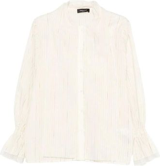 Fabiana Filippi Femme, Blouses et Chemises, Beige, Taille: 34 FR Cotton Silk Viscose Shirt