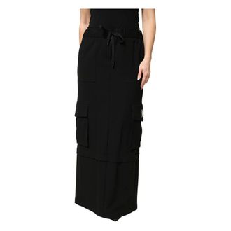 Dolce & Gabbana Femme, Jupes, Noir, Taille: 36 FR Cargo Skirt
