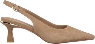 Alma En Pena Alma EN Pena, Femme, Chaussures, Beige, Taille: 37 EU Slingback Mini Heel