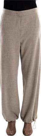 Marella Femme, Pantalons, Beige, Taille: 34 FR Pantalon large