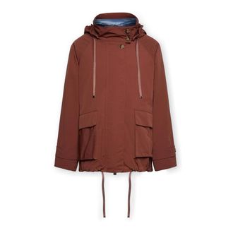 Elena Miro Femme, Vestes, Brun, Taille: 44 FR Parka 3 en 1 avec poches cargo