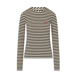 Liu Jo T-shirt &agrave; Manches Longues Ray&eacute; - Femme - Tops - Multicolore - Taille: 40 FR