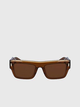 Calvin Klein Quadratische Sonnenbrille Ck23504s - Dark Havana - Gender-inclusive Erwachsene - OS
