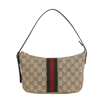 Gucci Lunetta Small Canvas Shoulder Bag