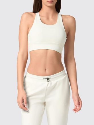 Plein Sport Top de sport court et slim en jersey &agrave; bretelles crois&eacute;es