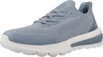 Geox Baskets D Spherica Actif pour Femme, Bleu Ciel, 38 EU