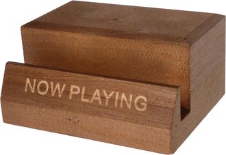 Artibetter Vintage Holz Schallplattenst&auml;nder Stabiles Desktop Vinyl Record Display Rack f&uuml;r Schallplatten Magazine und B&uuml;cher Eleganter Retro Platten Organizer f