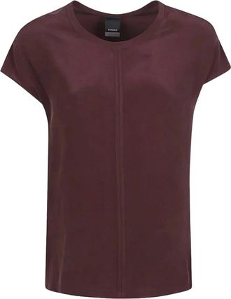 Pinko Pinko, Femme, Blouses et Chemises, Rouge, Taille: 40 FR Blouses