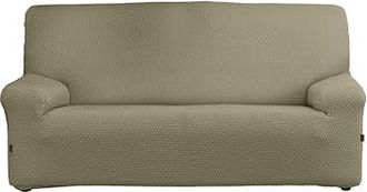 Estoralis | Borneo | Superelastischer Sofabezug | Maximale Anpassungsfähigkeit | Farbe - C/ 02 Creme | 2-Sitzer-Sofabezug Größe von 120 bis 170 cm. | Anpassbar 