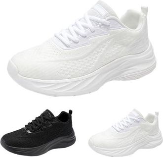 Generic Baskets confortables &agrave; enfiler pour femme - Pour la marche, la gym, le fitness - Avec doublure en maille respirante - Antid&eacute;rapantes - L&eacute;g&egrave;res et conf