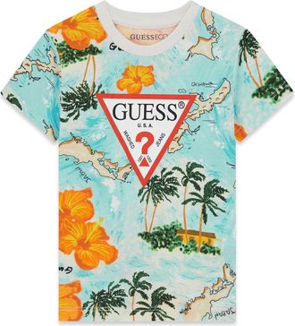 Guess T-Shirt N6GI02 K8HM4 Bunt Regular Fit
