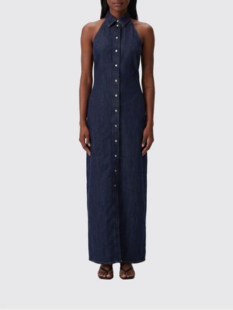 7 For All Mankind Hemdblusenkleid aus Baumwolle und Leinen