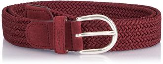GANT Damen Elastic Braided Belt Gürtel, PLUMPED RED, Standard