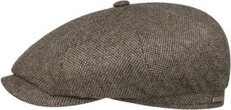 Stetson Casquette Hatteras Harridge Wool Homme - Made in the EU type gavroche avec visière, doublure, doublure Hiver automne-hiver - XL (60-61 cm) beige