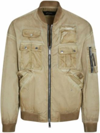 Dsquared2 Braune Herrenjacke- Zeitloses Design - - Jackets - Herren - Braun - S