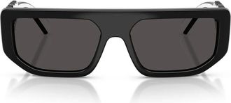 Dolce & Gabbana unisex, Accessoires, Noir, Taille: 56 MM Lunettes de soleil rectangulaires