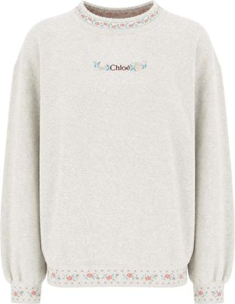 Chlo&eacute; Rundhals-Strickware - - Knitwear - Damen - Grau - XS
