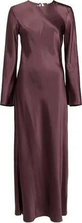 By Malene Birger Robe longue Parisa &agrave; manches &eacute;vas&eacute;es en soie