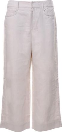 Max Mara Femme, Pantalons, Beige, Taille: 40 FR Dante Wide Pantalons