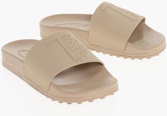 Tod's Rubber Slides with Embossed Logo size 38,5