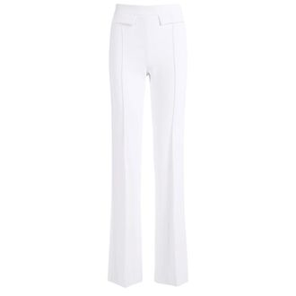 Elisabetta Franchi Femme, Pantalons, Blanc, Taille: 38 FR Pantalone