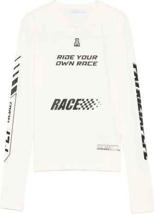 Patrizia Pepe t-shirt à manches longues - Blanc